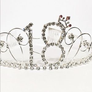 Accessories | 18 Th Birthday Crystal Tiara Crown | Poshmark